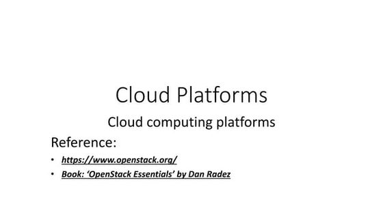 Eucalyptus, Nimbus & OpenNebula | PPT