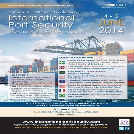 SMi Group's 5th annual conference on International Port Security | PDF | Free Download