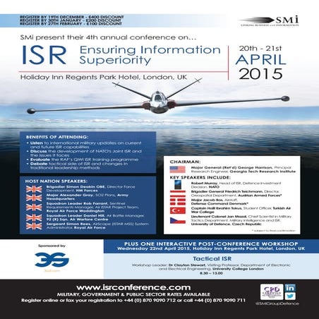 SMi Group's 4th annual ISR 2015 conference | PDF