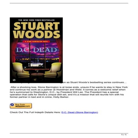 D.C. Dead (Stone Barrington) | PDF