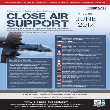 SMi Group's Close Air Support 2017 | PDF