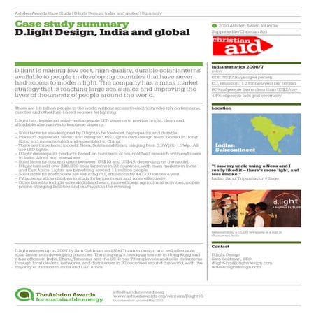 D.light case study | PDF
