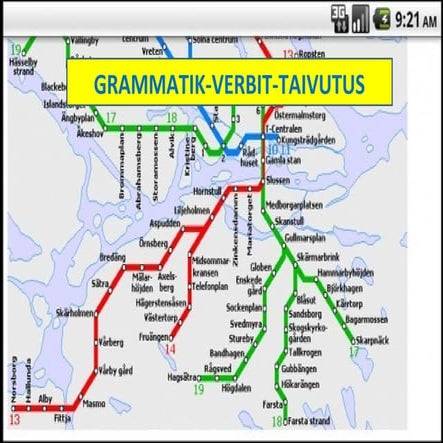 Ruotsin verbit taivutus | PPT