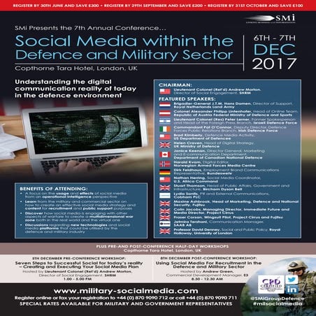 SMi Group's Social Media within the Defence and Military Sector 2017 ...