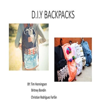 D.i.y bags | PPTX