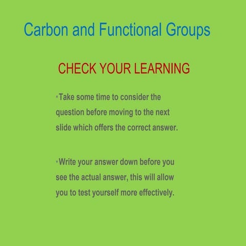 D. carbon check your learning | PPTX