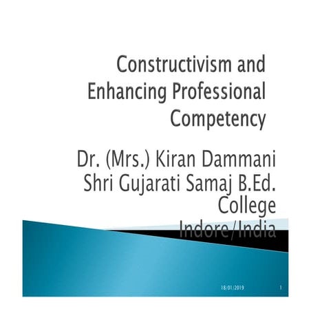 Constructivism and Enhancing Professional Competency | PDF