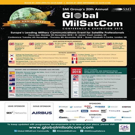 SMi Group's Global MilSatCom 2018 | PDF