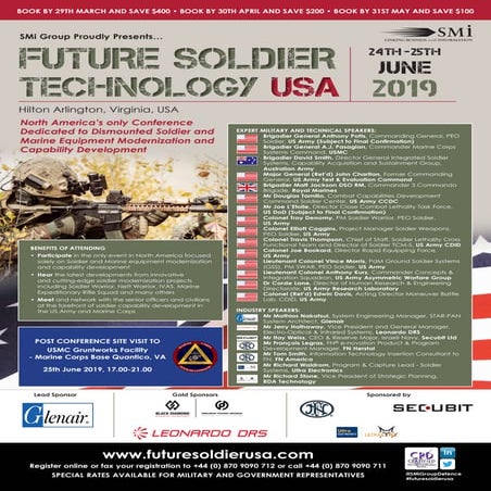 Future Soldier Technology USA 2019 | PDF