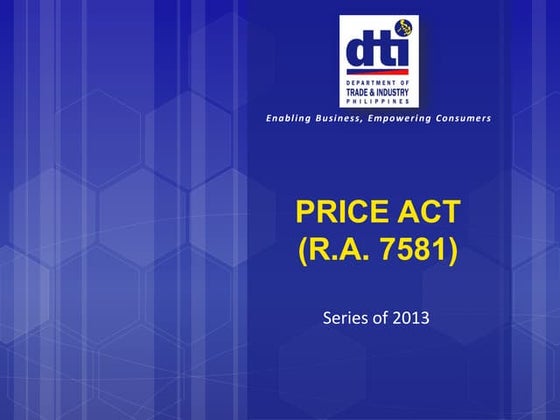 The Consumer Act of the Philippines | PPT