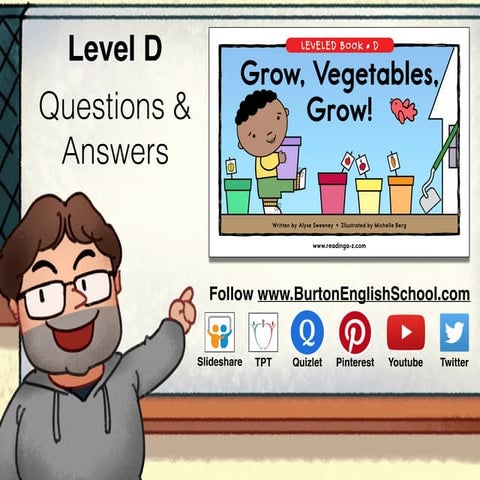 D Grow, Vegetables, Grow | PPT