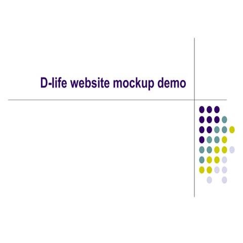 DL website mockup demo | PPT