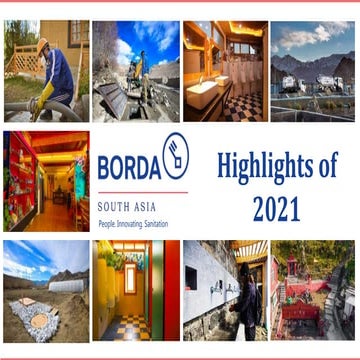 BORDA South Asia Annual Newsletter 2021 | PPTX