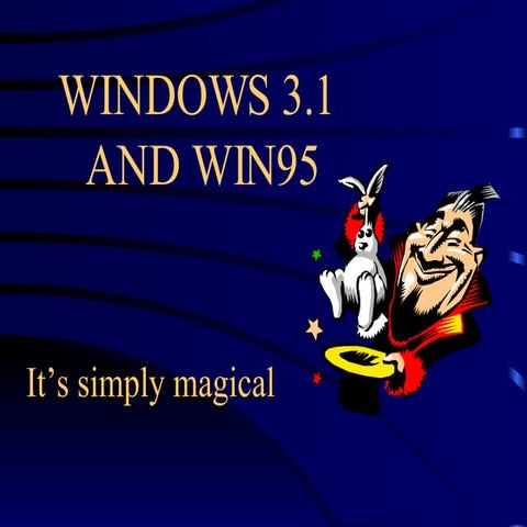 Win95 | PPT | Operating Systems | Computer Software and Applications
