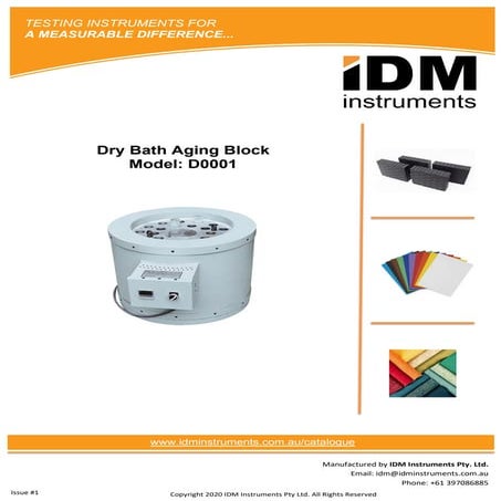 Dry bath aging block | PDF