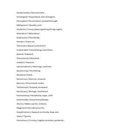 Marigolds vocab | DOCX