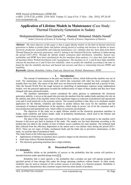 Estimation of Reliability Indices of Two Component Identical System in the Presence of CCS | PDF