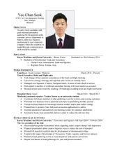 Resume- Chua Jia Jie doc | PDF