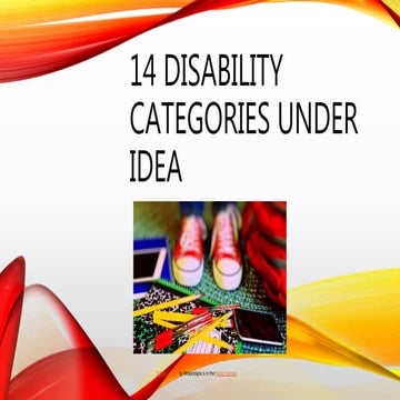 14 Disability Categories | PPSX
