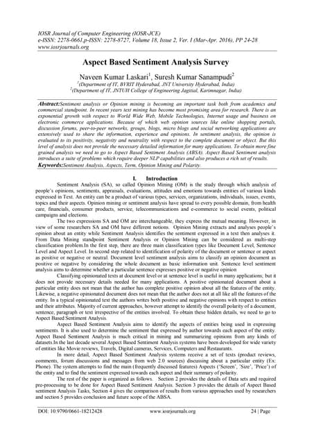 Aspect Based Sentiment Analysis Using Fine Tuned Bert Model With Deep Context Features Pdf