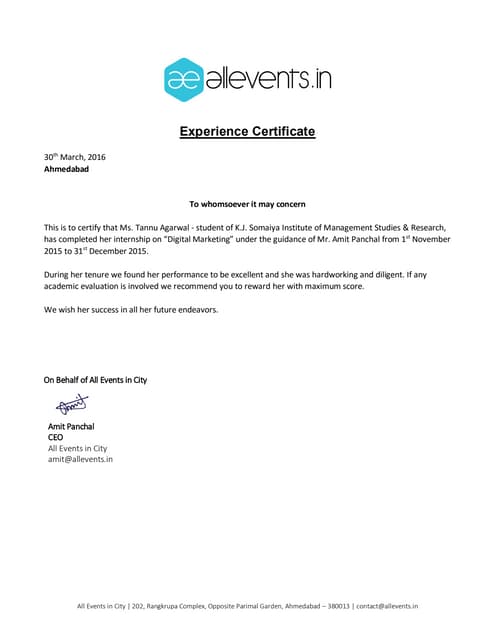 MIRA Reference Letter