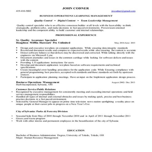 David Whynot Resume CIV | PDF