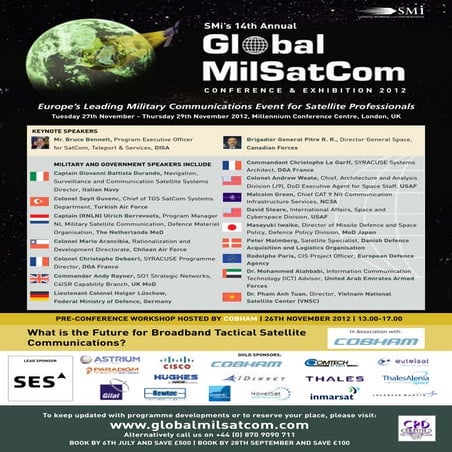 Global MilSatCom 2012 | PDF
