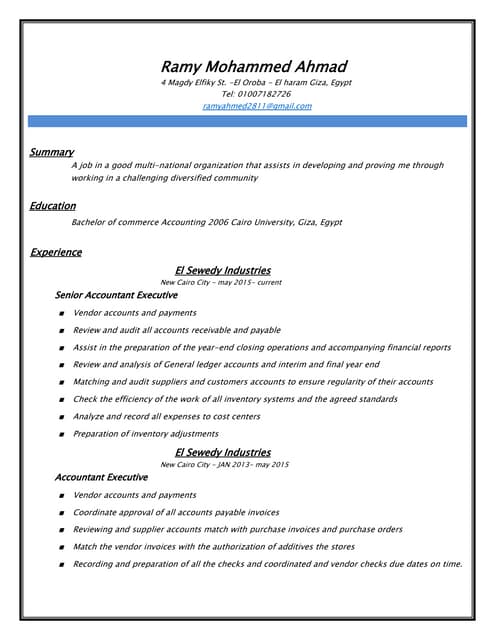 Amr Younis cv | PDF