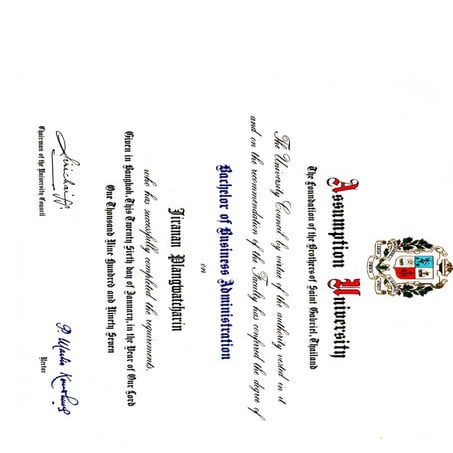 BBA Certificate 1 | PDF