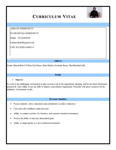 NEW CV ANAMIKA.... | PDF