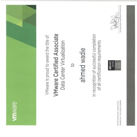 Certified VMWare Data Center Virtualization | PDF