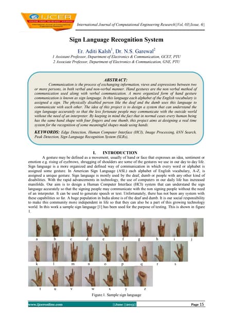 IRJET - Sign Language Text to Speech Converter using Image Processing ...