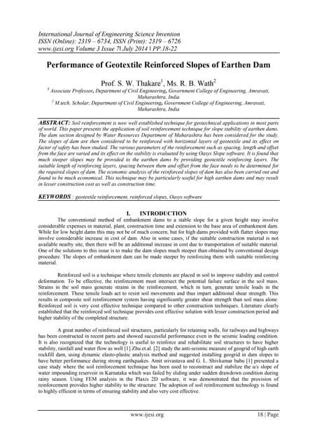 Analysis of-geotextile-reinforced-road-embankment-using-plaxis-2d | PDF