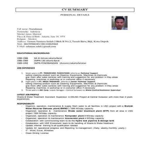 CV.Didisya | PDF