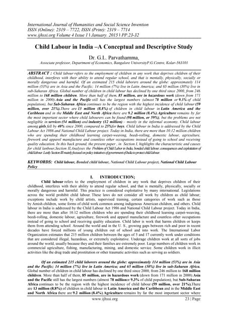Pakistan studies child labour assignment | DOCX