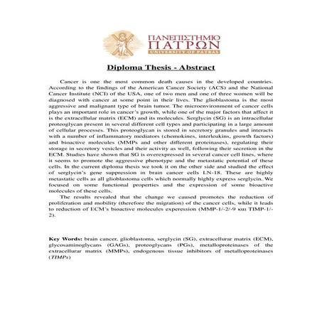 Diploma Thesis - Abstract | PDF