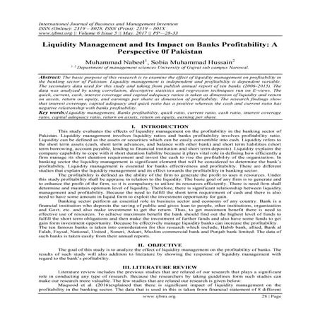 Proposal about the liquidity and profitability of banks.pptx