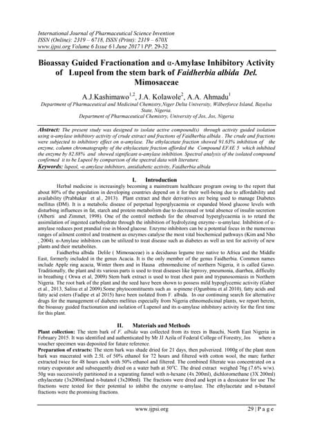 Invitro antioxidant activities of methanolic extract of whole plant of Pedalium murex (Linn ...