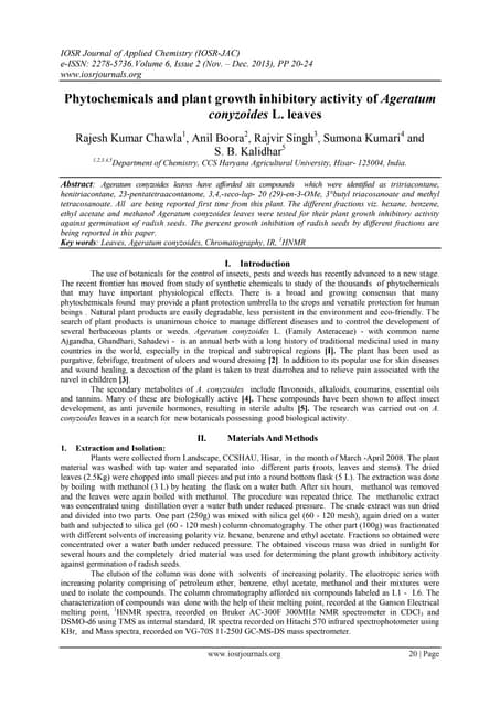 Unraveling the potential phytochemical compounds of gymnema sylvestre through gc ms study | PDF