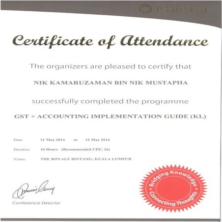 Cert GST Course | PDF