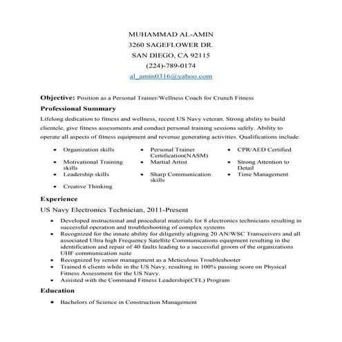 Jamie Resume | DOCX