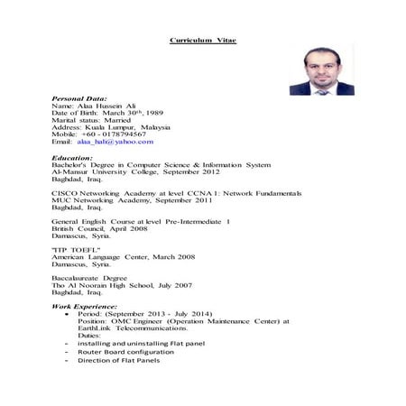 Alaa CV M | DOCX