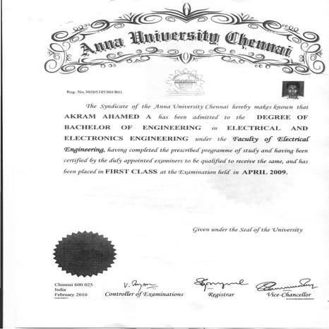 Diploma & Final Results | PDF
