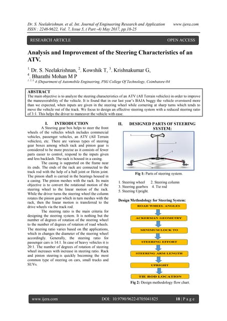 Mathematical Modeling and Design of a Rack and Pinion Steering ...