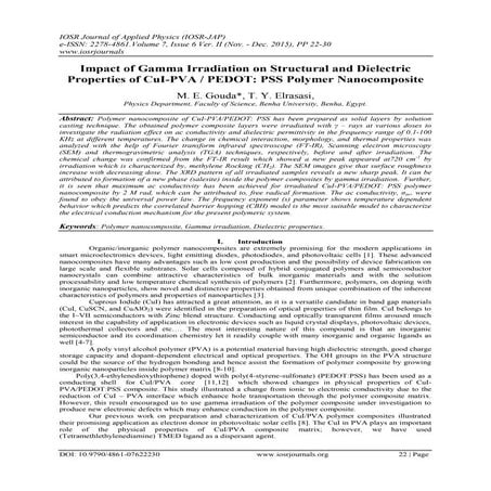Impact of Gamma Irradiation on Structural and Dielectric Properties of ...