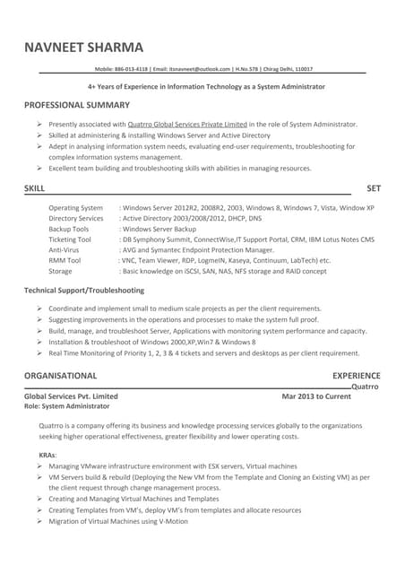 Mali Resume | DOCX