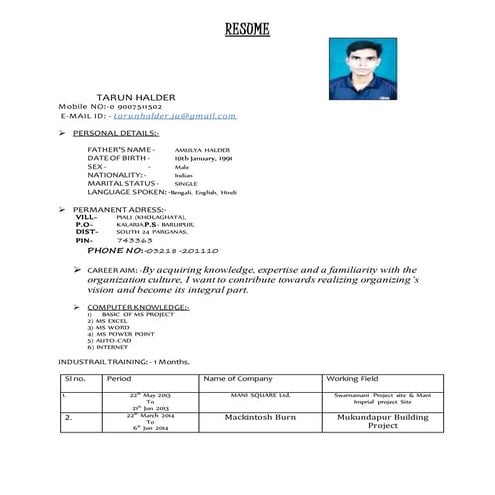 RESUME T | DOCX