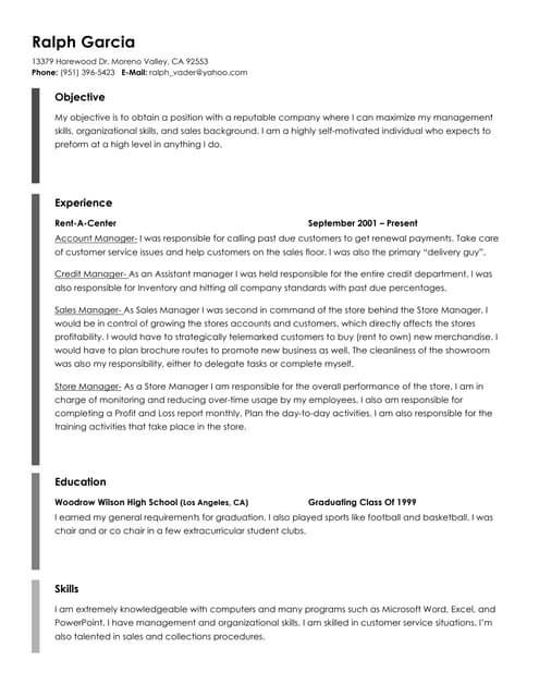 Fernando resume | PDF