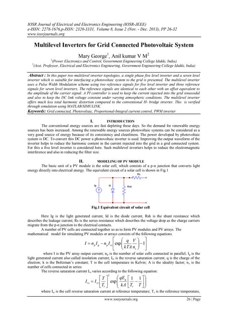 Modulation Index Variation Effect on Harmonic Behavior of Fifteen ...