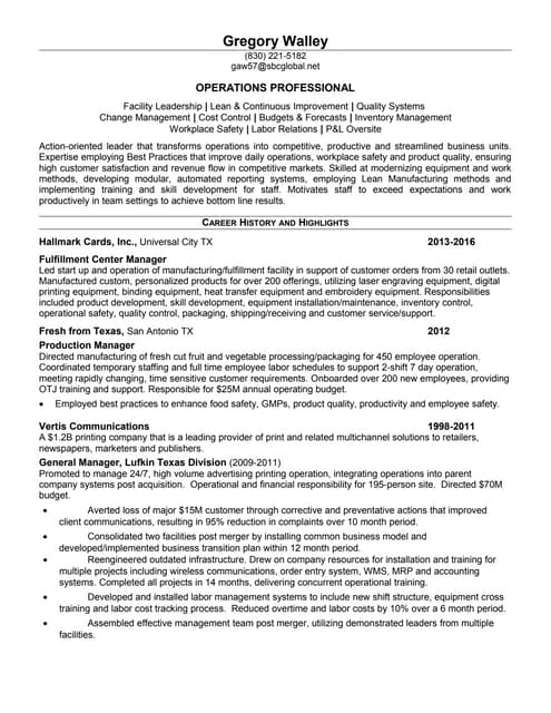 Greg Walley presentations